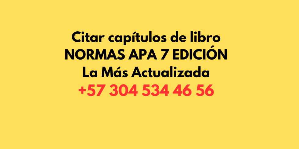 Cómo citar capítulos de libro editado en APA 7 | Súper fácil